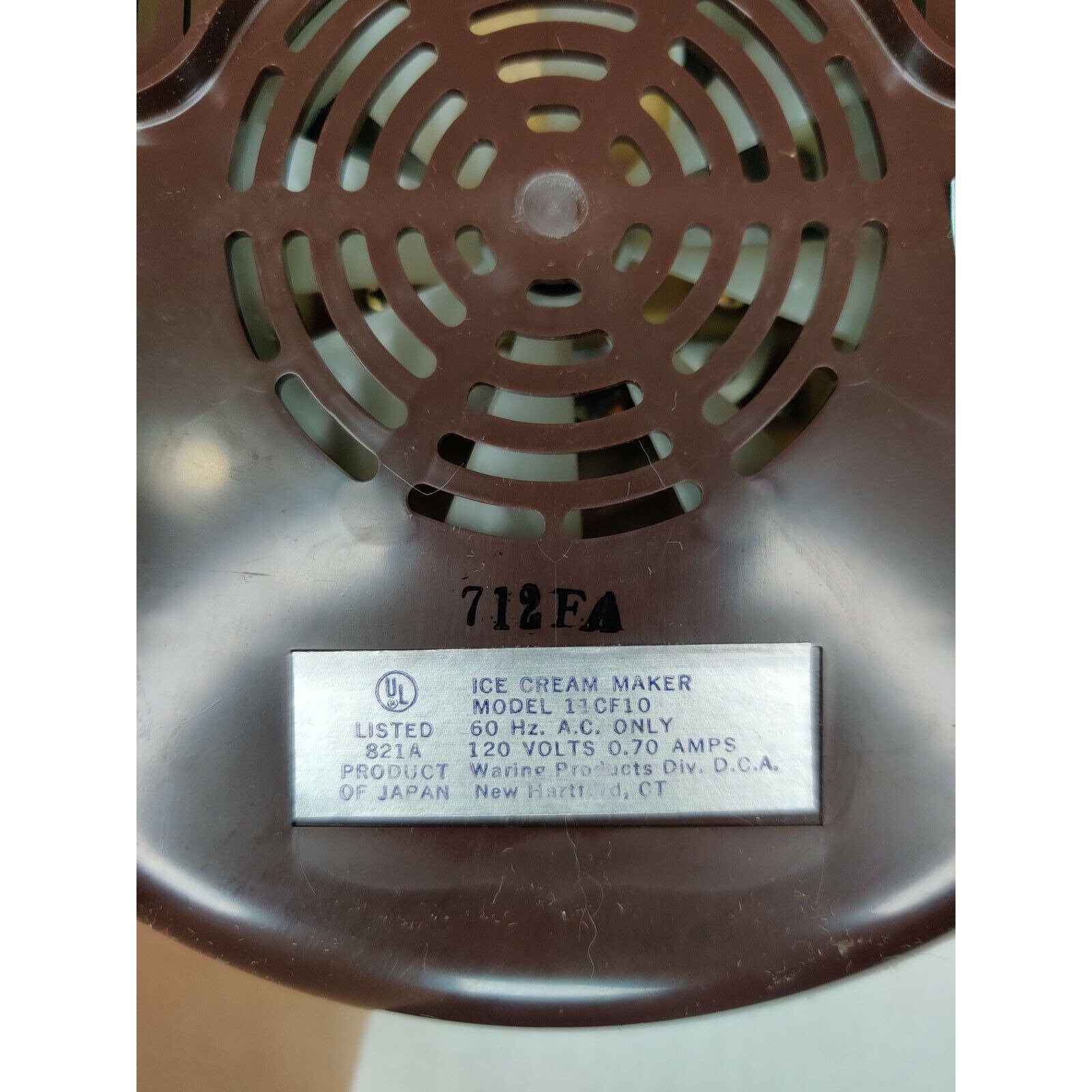 New Open Box Waring Ice Cream Parlor Machine CF520-1 White Vintage - Etsy