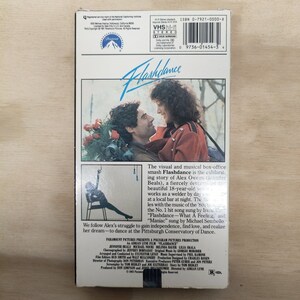 Flashdance VHS Tape Paramount Watermarks New Sealed 1983 Jennifer Beals - Etsy