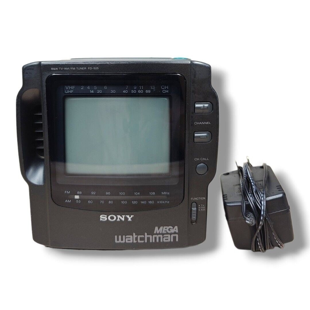 Vintage Sony Mega Watchman Walkman Portable TV Am/fm Radio - Etsy