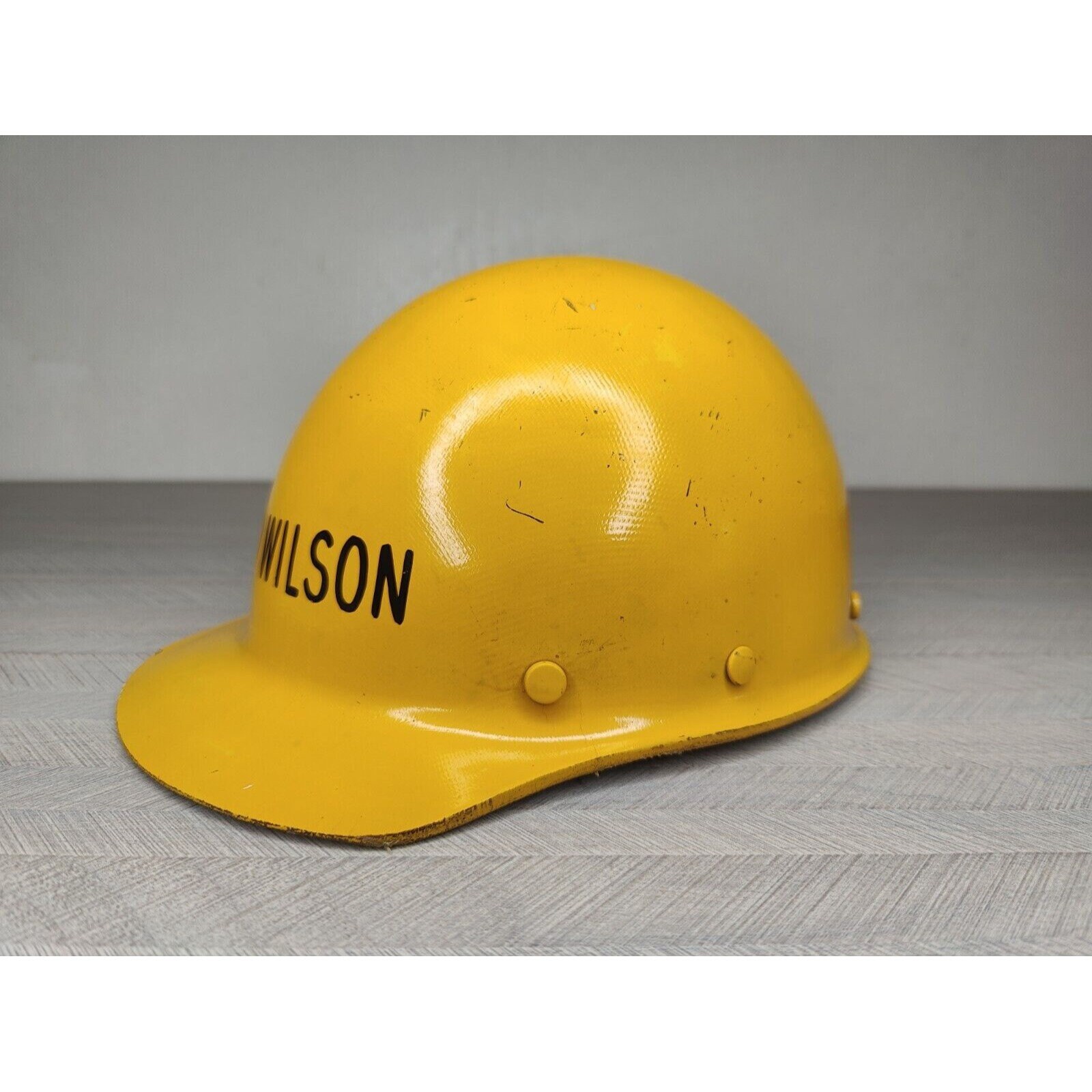 Vintage MSA Skullgard Safety Hard Hat Helmet Fiberglass Front Brim - Etsy