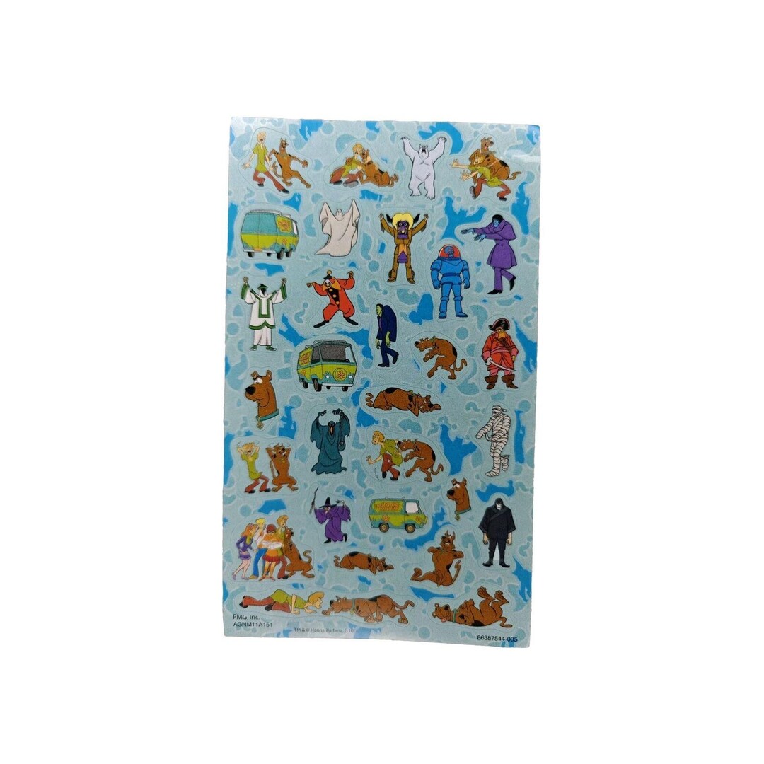 Vintage Hanna Barbera Scooby-doo Stickers Halloween Villains New c - Etsy