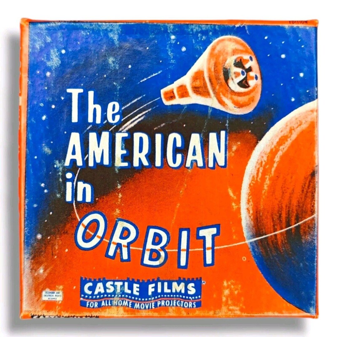 The American in Orbit 8mm Film Castle Films No.190 - Etsy