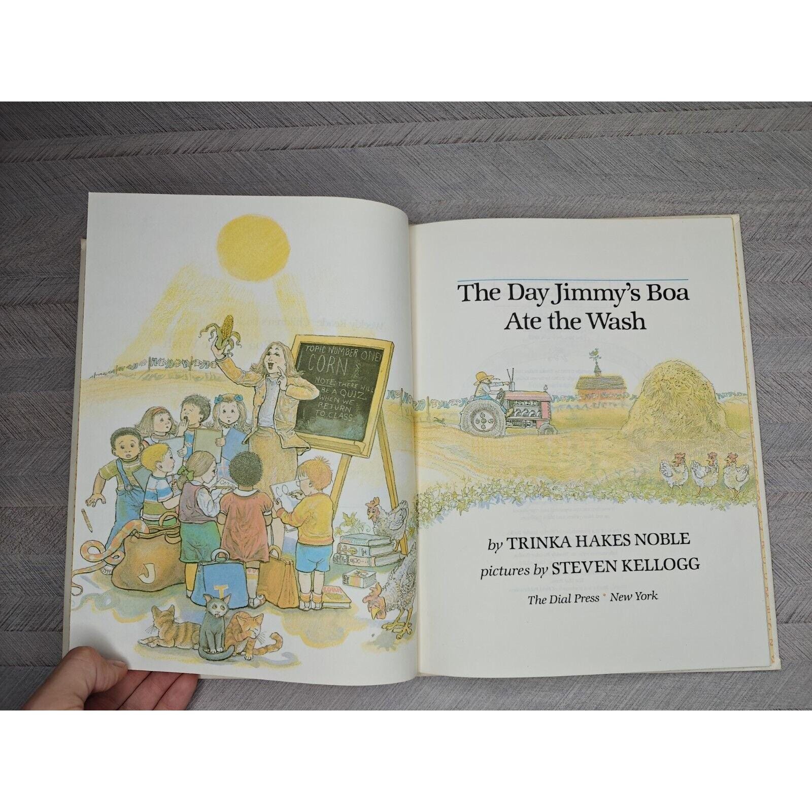 The Day Jimmy's Boa Ate the Wash Steven Kellogg 1980 Vintage Hardcover ...