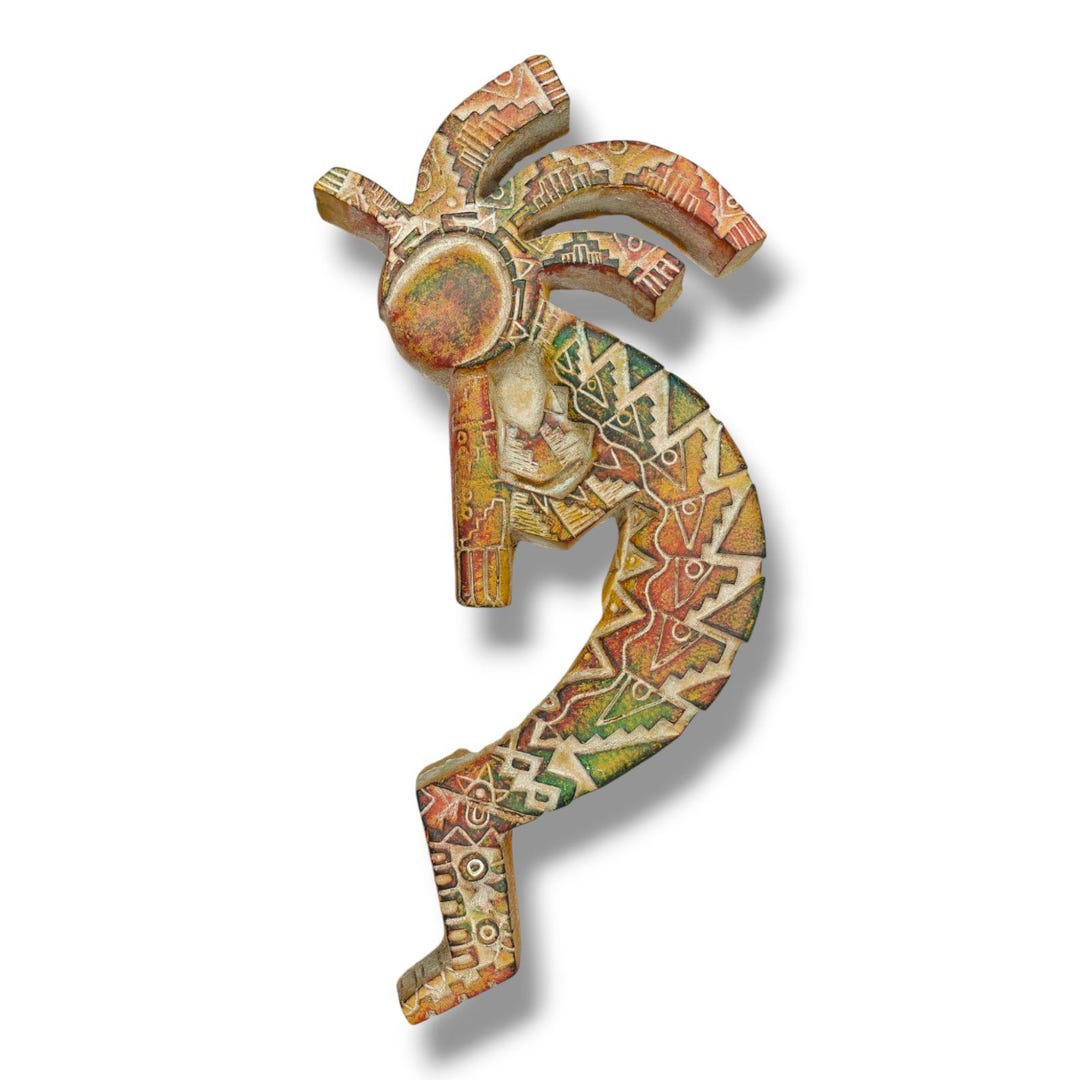 Kokopelli Native American Fertility Deity Harvest God Handcrafted Wall ...
