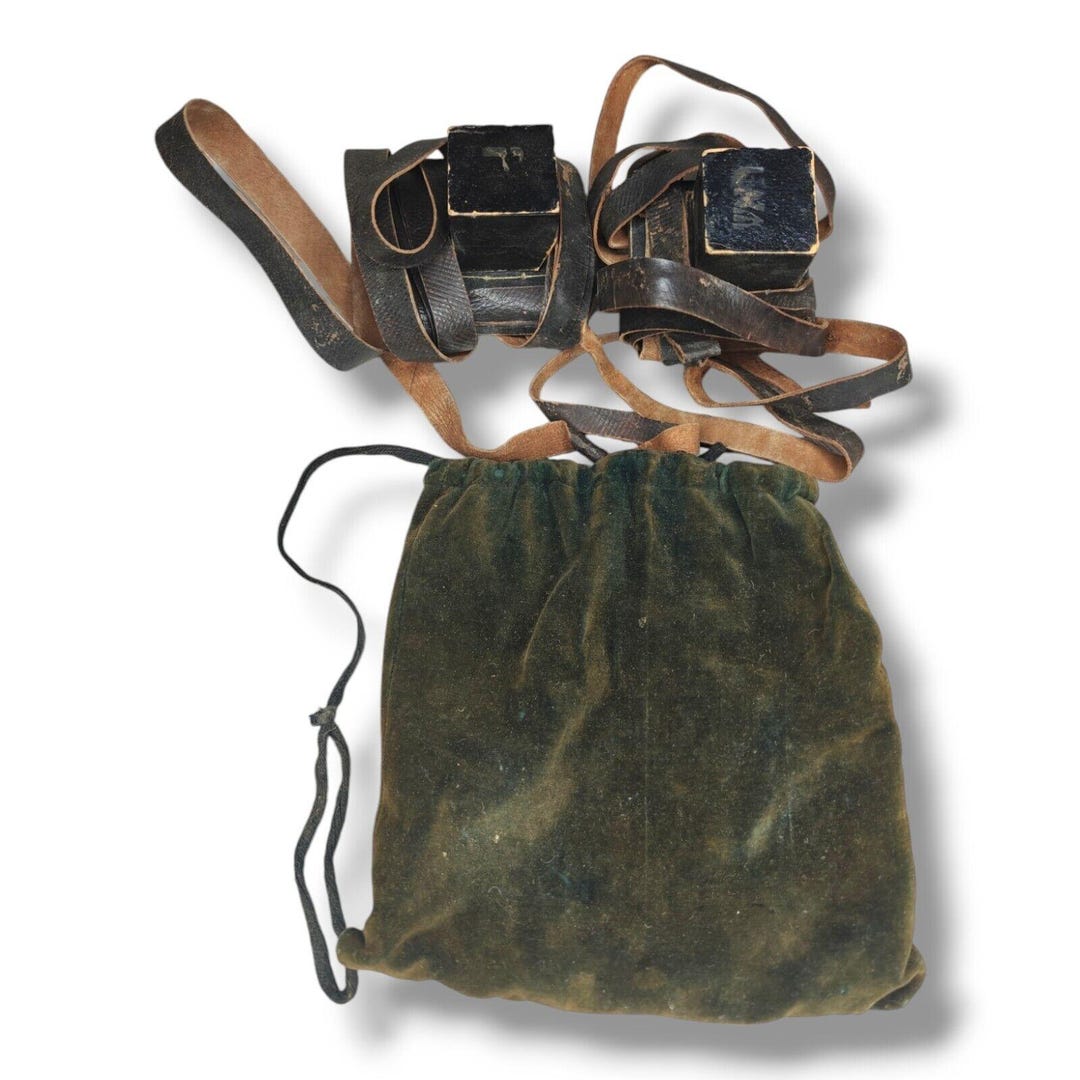 Vintage Tefillin & Bag Set Jewish Judaica Prayer Vintage Jerusalem Head ...