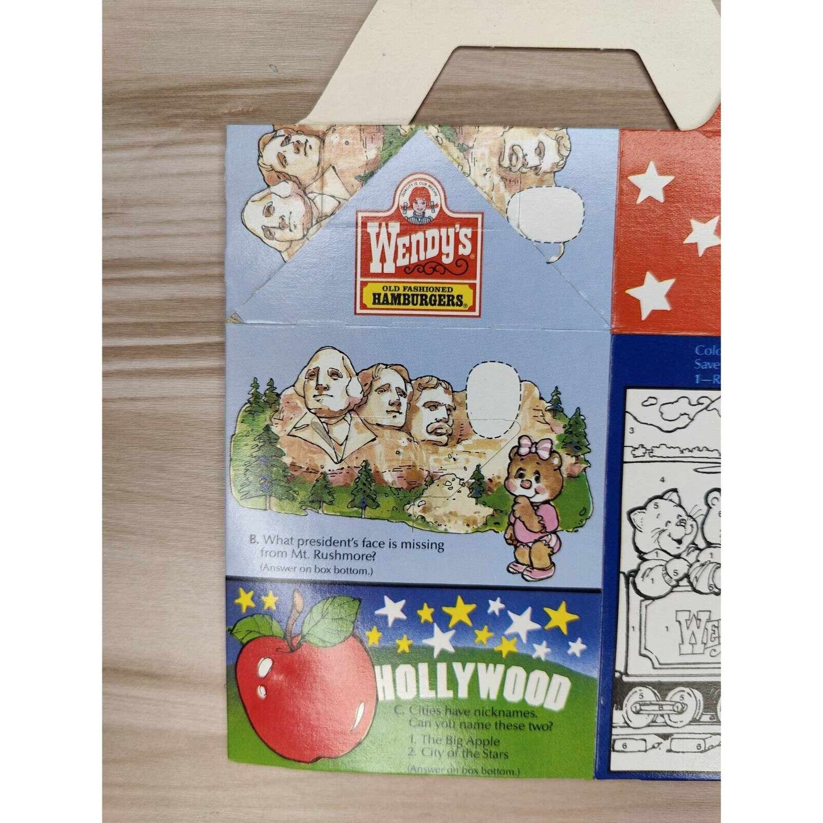 Vintage Wendy's Kids Meal Box Unused Good Stuff Gang 90s S1 c Fast Food ...