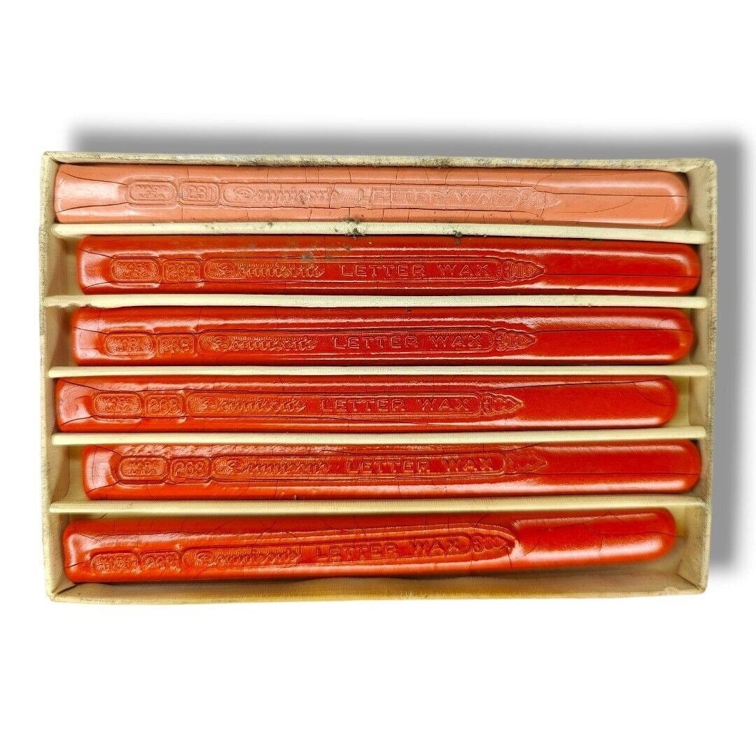 Dennisons Letter Wax Letter Sealing Wax Full Box Vintage g - Etsy