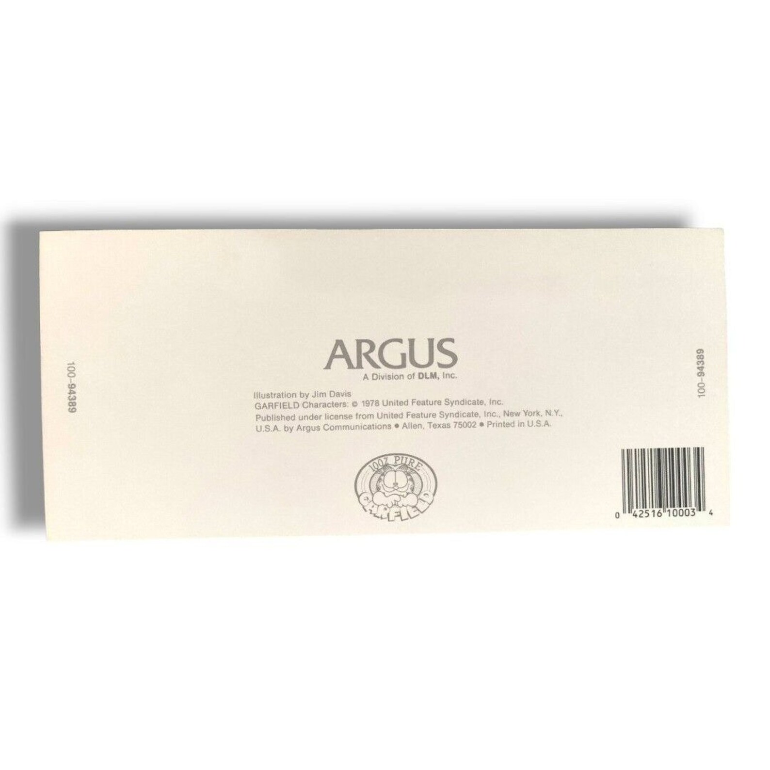 Vintage Garfield Poster 9"x4" Office Classroom Motivational Humor Jim ...