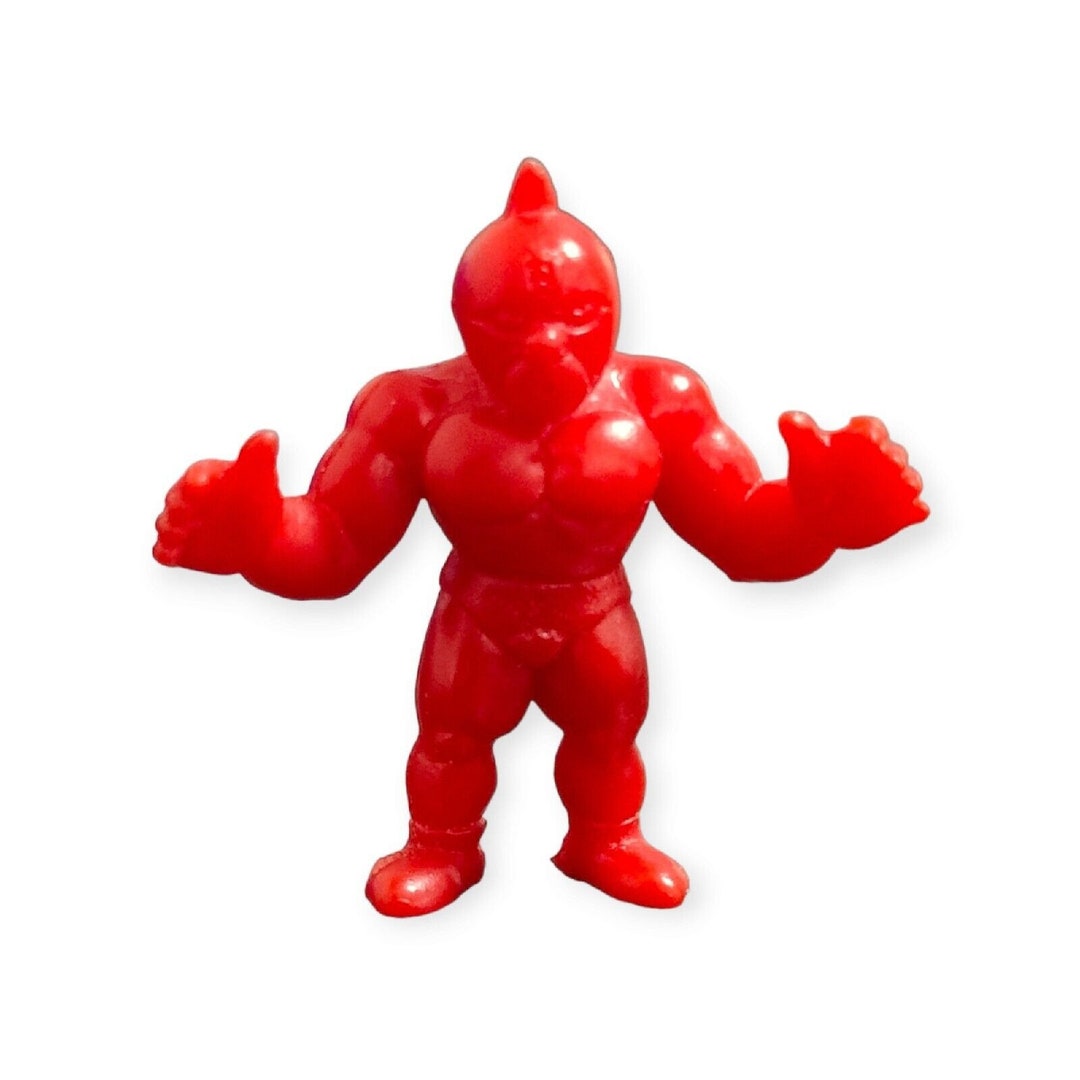 Vintage M.U.S.C.L.E. Muscle Men Kinnikuman #61 Red Color Class C Figure ...