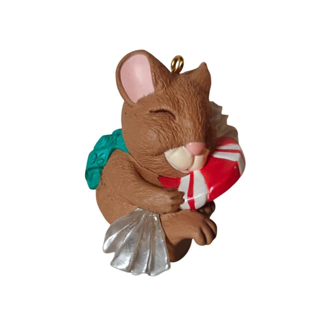 Vintage Hallmark Sharon Pike 1996 Anthropomorphic Mouse Ornament With ...