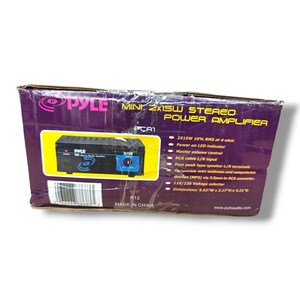 Pyle PCA1 Mini 2x15w Stereo Power Amplifier New Open Box - Etsy