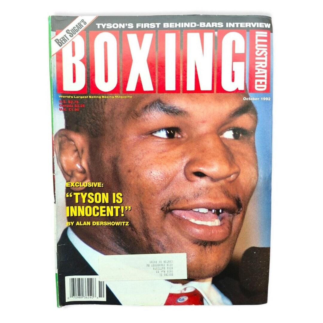 Bert Sugar's Boxing Illustrated Magazine October 1992 Mike Tyson in ...