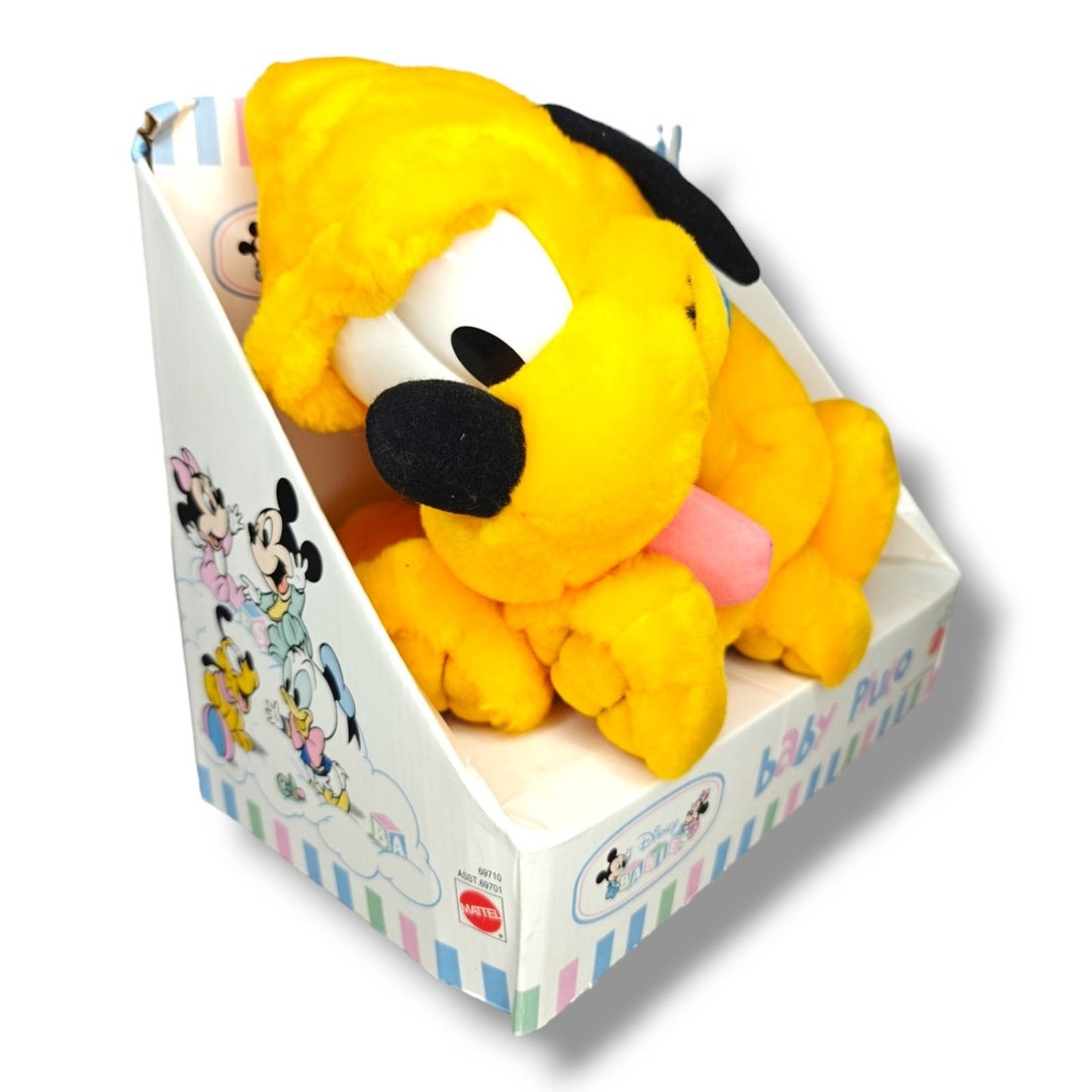 Vintage Disney Babies Baby Pluto Plush Toy Mattel Arcotoys 1995 NEW - Etsy