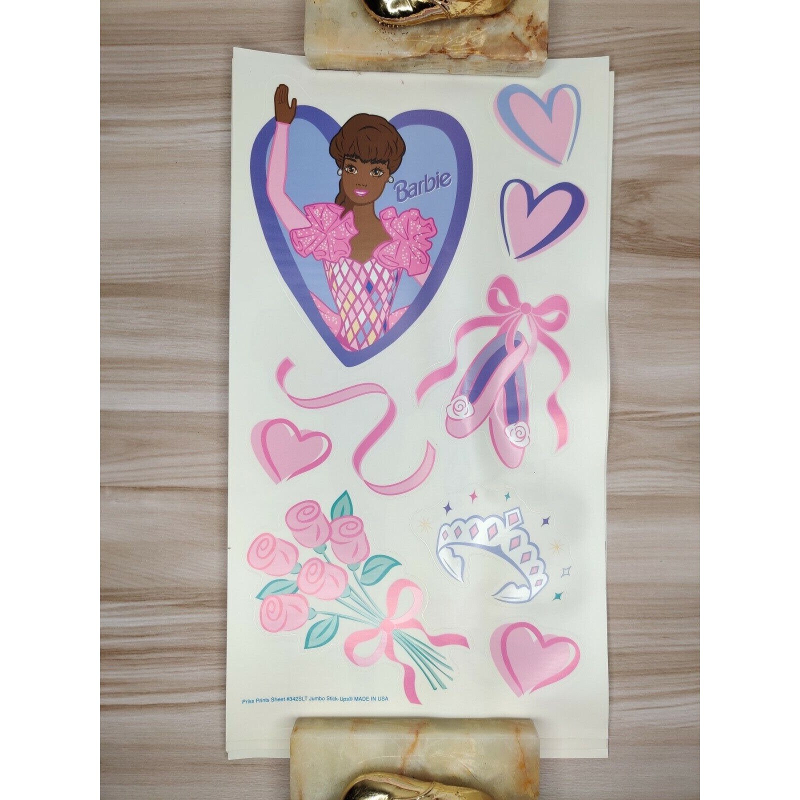 Vintage 2000 Barbie Jumbo Wall Stick-ups Wall Decals New Girly Room ...