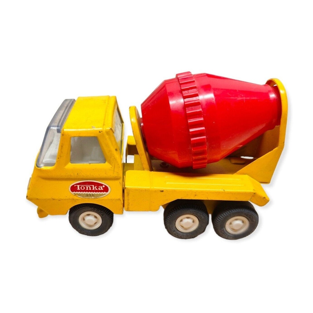 Vintage 1970's Tonka TINY-TONKA Cement Mixer Truck Pressed Steel - Etsy
