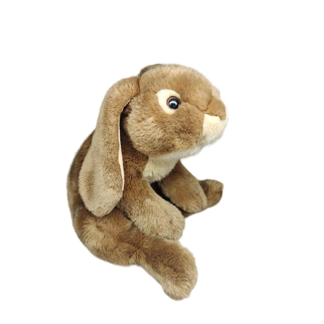 Vintage Animal Alley Weighted Plush Bunny Rabbit 14" Soft Brown Floppy - Etsy