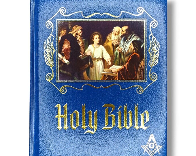 Holy Bible Freemason Masonic Master Reference Red Letter Edition ...