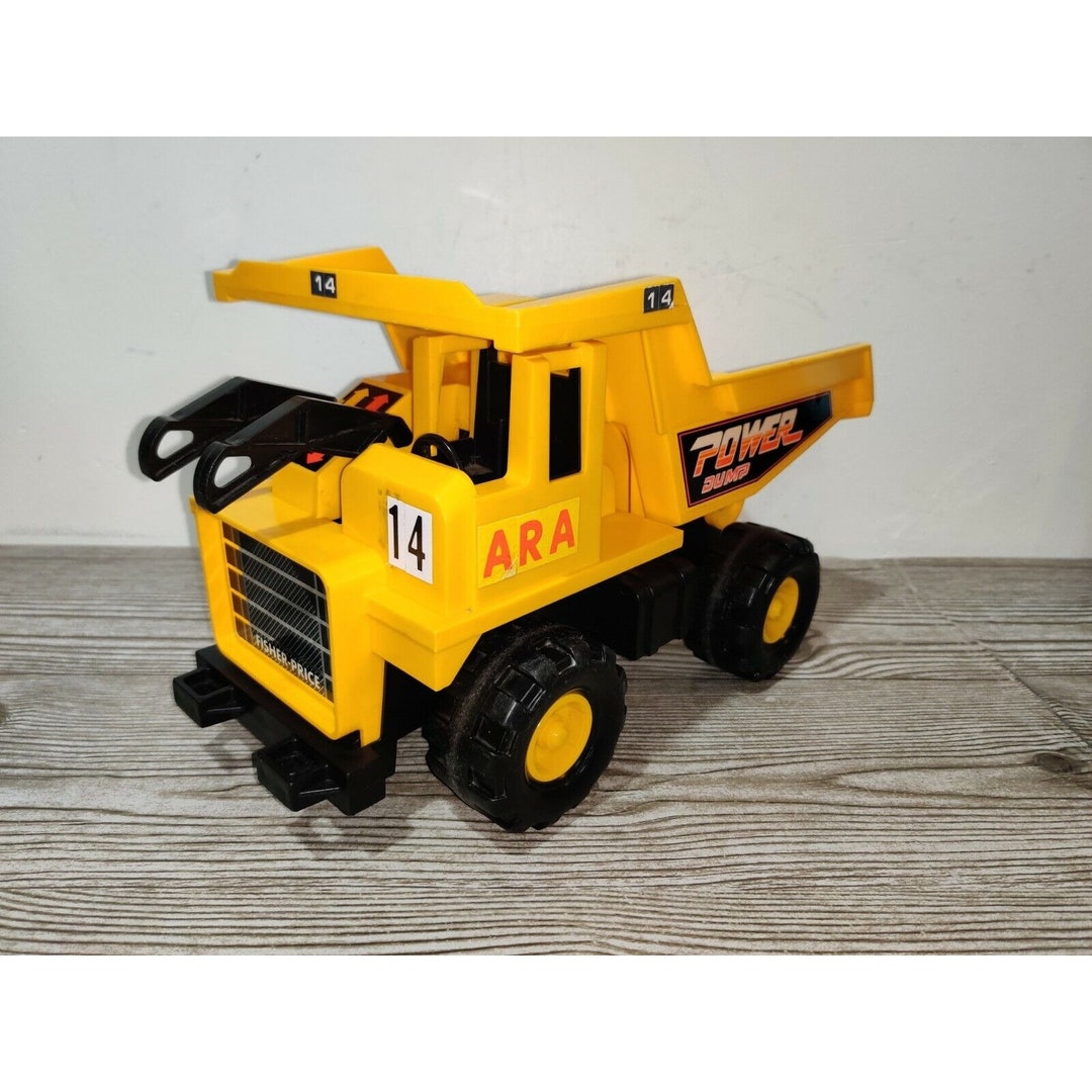 Fisher-price 1985 Husky Helpers People Power Dump Truck Works Great ...
