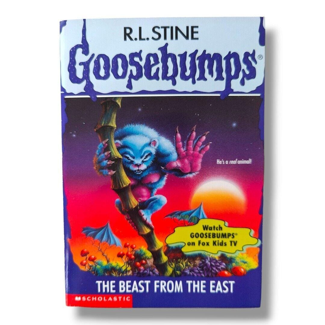 Goosebumps RL Stine #43 the Beast From the East First 1st Printing 1996 ...