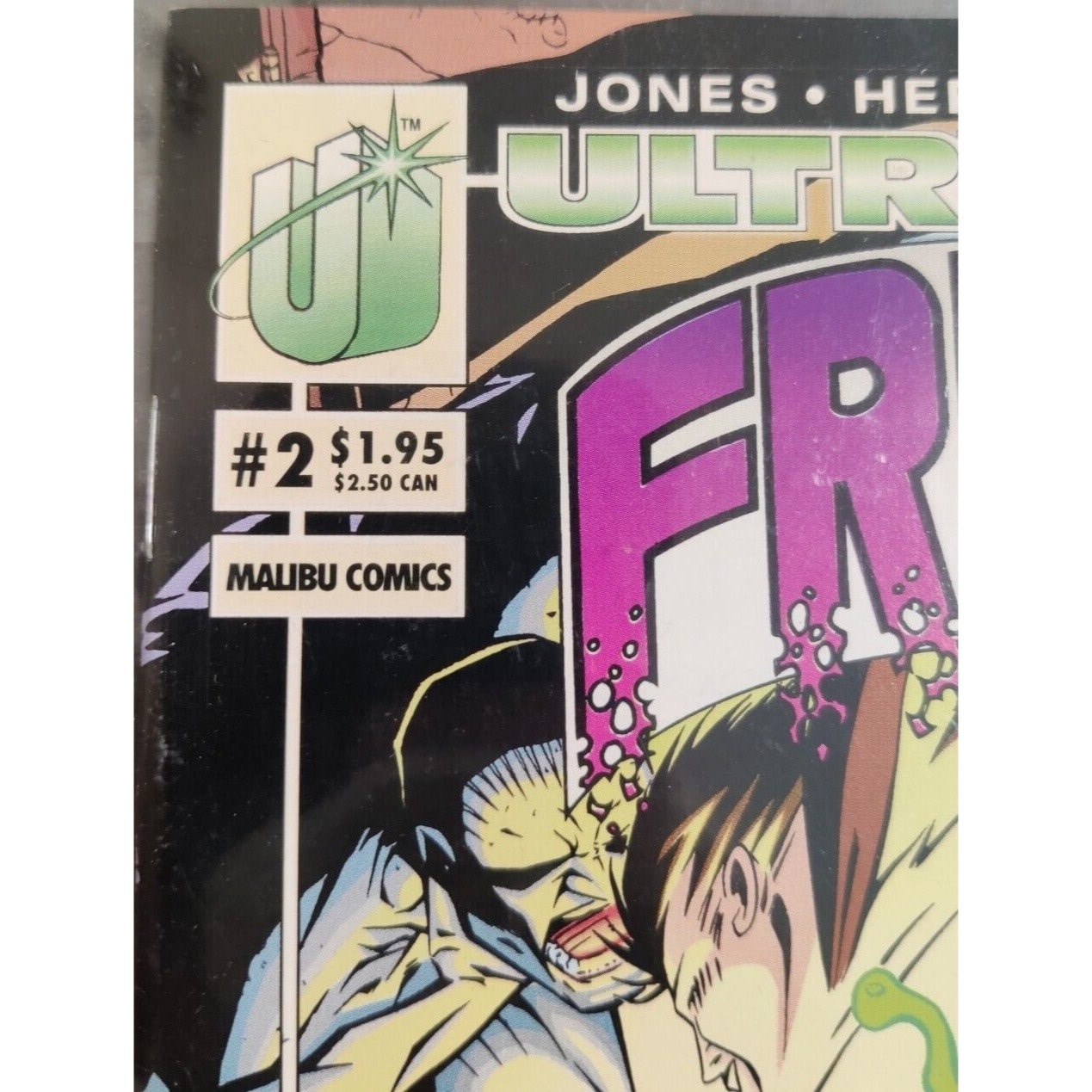 Ultraverse Freex 2 Comic Book Malibu Comics Jones Hererra Christian ...
