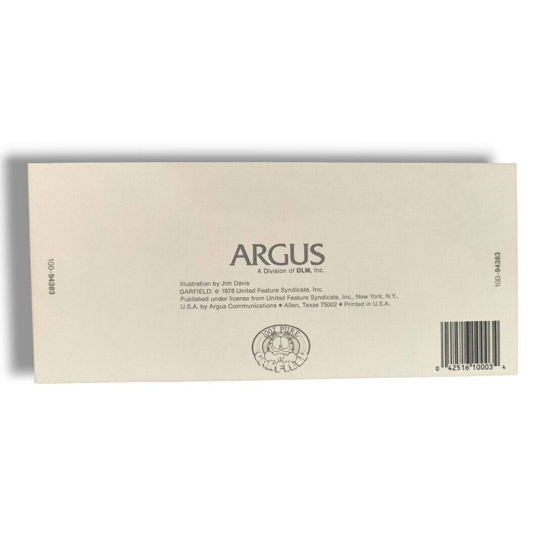 Vintage Garfield Poster 9"x4" Office Classroom Motivational Humor Jim ...