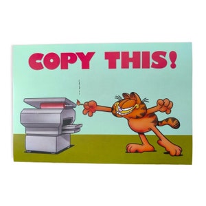 Vintage Garfield Poster 13.5" X 9" Office Classroom Motivational Humor ...