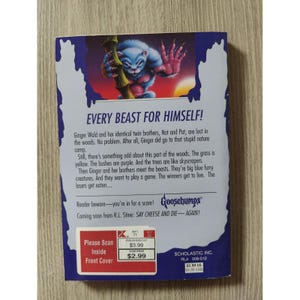 Goosebumps RL Stine #43 the Beast From the East First 1st Printing 1996 ...