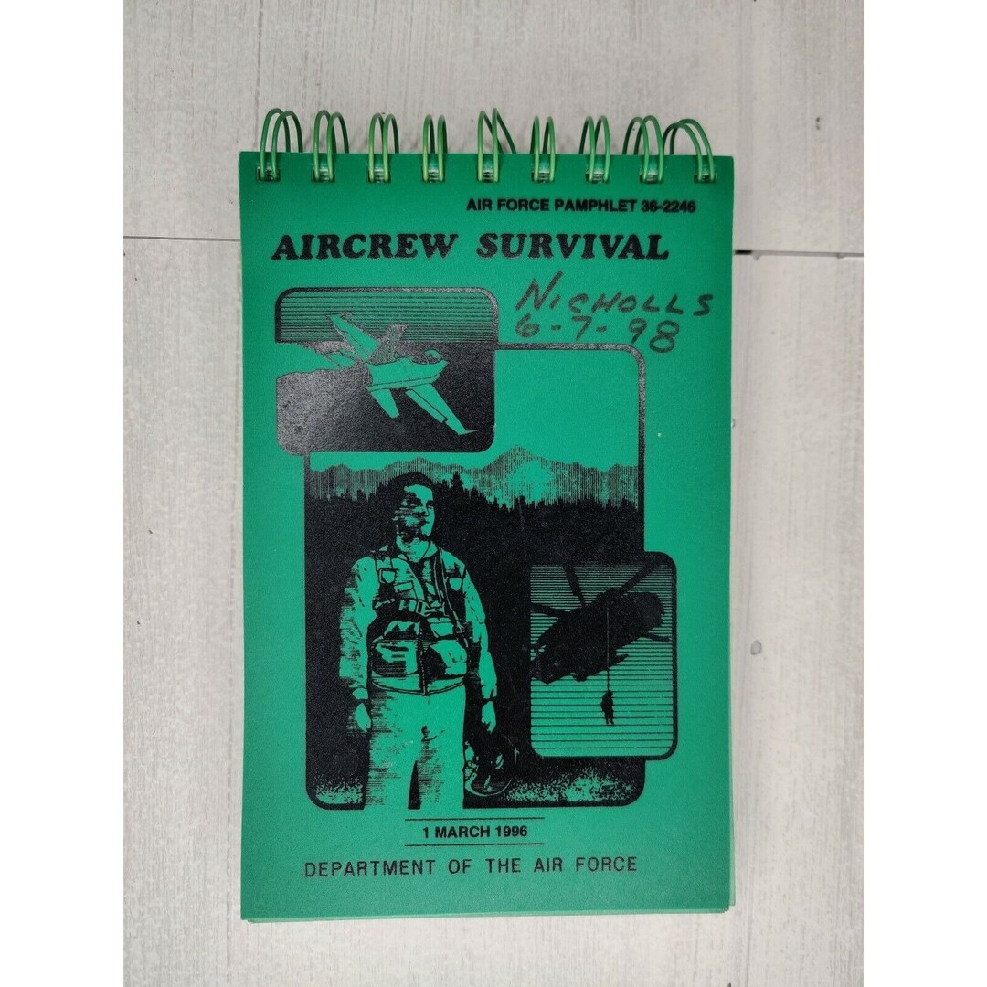 Aircrew Survival Air Force Pamphlet 36-2246 by Department of - Etsy