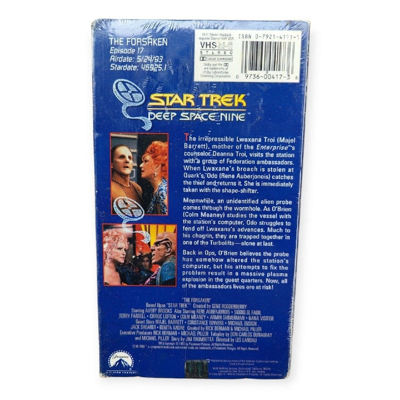 Star Trek Deep Space Nine Episode 17 VHS 1996 Vintage Scifi NEW Sealed ...