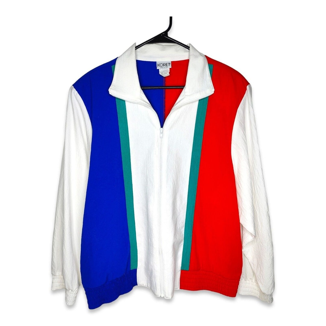 Vintage Koret Jacket 90s Colorblock Windbreaker Full Zip - Etsy