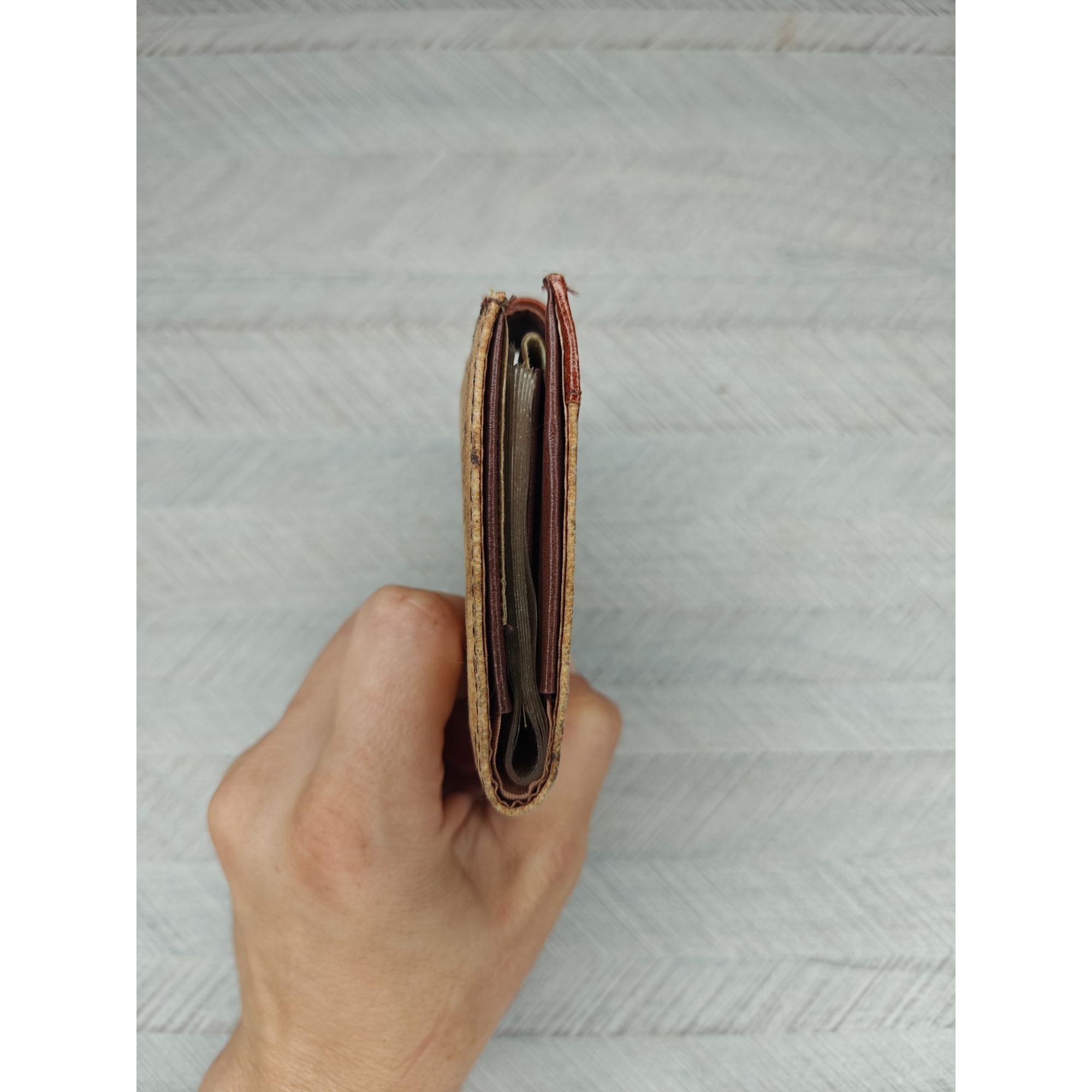 Vintage Baronet Women's Cork Leather Wallet Snap Closure Bifold - Etsy