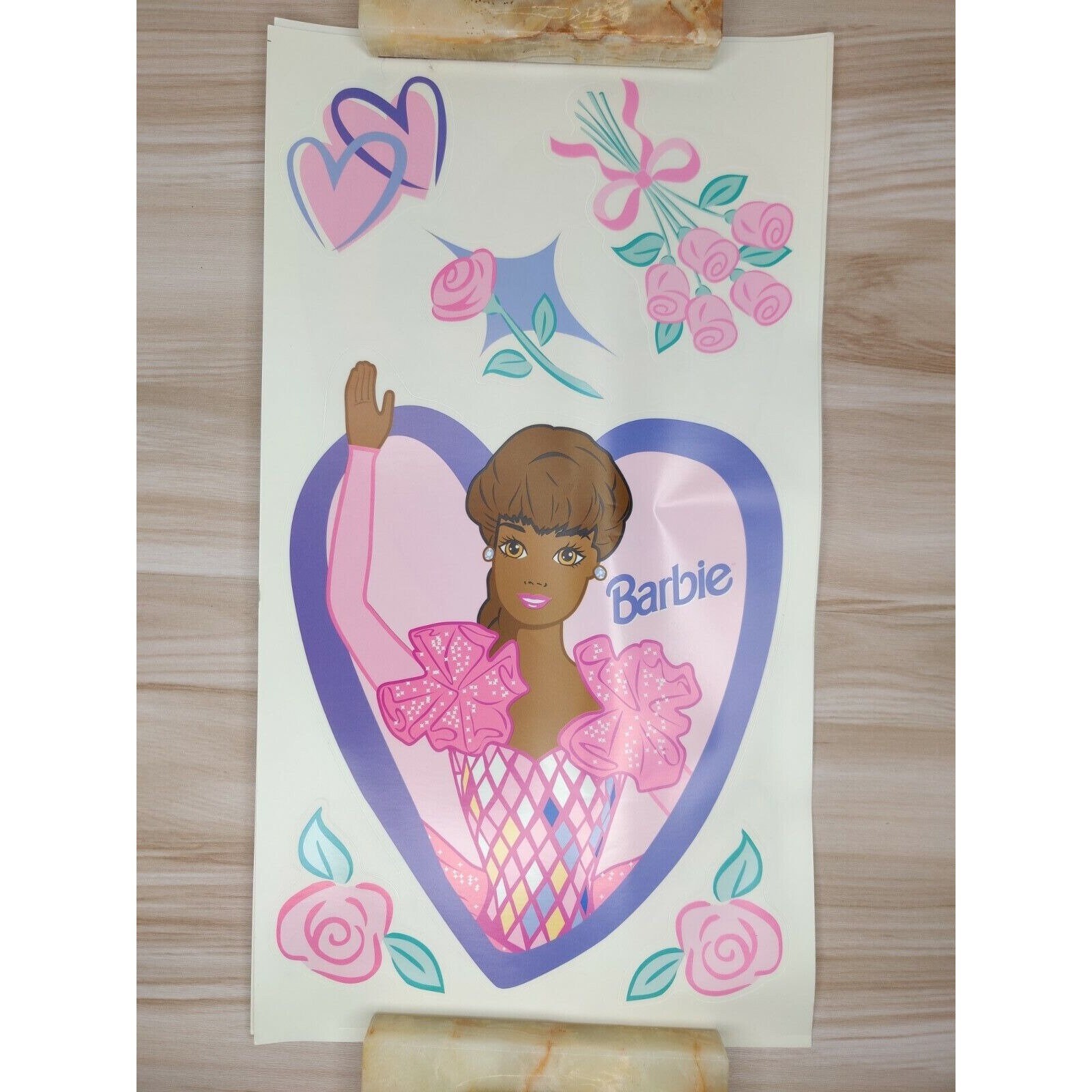 Vintage 2000 Barbie Jumbo Wall Stick-ups Wall Decals New Girly - Etsy