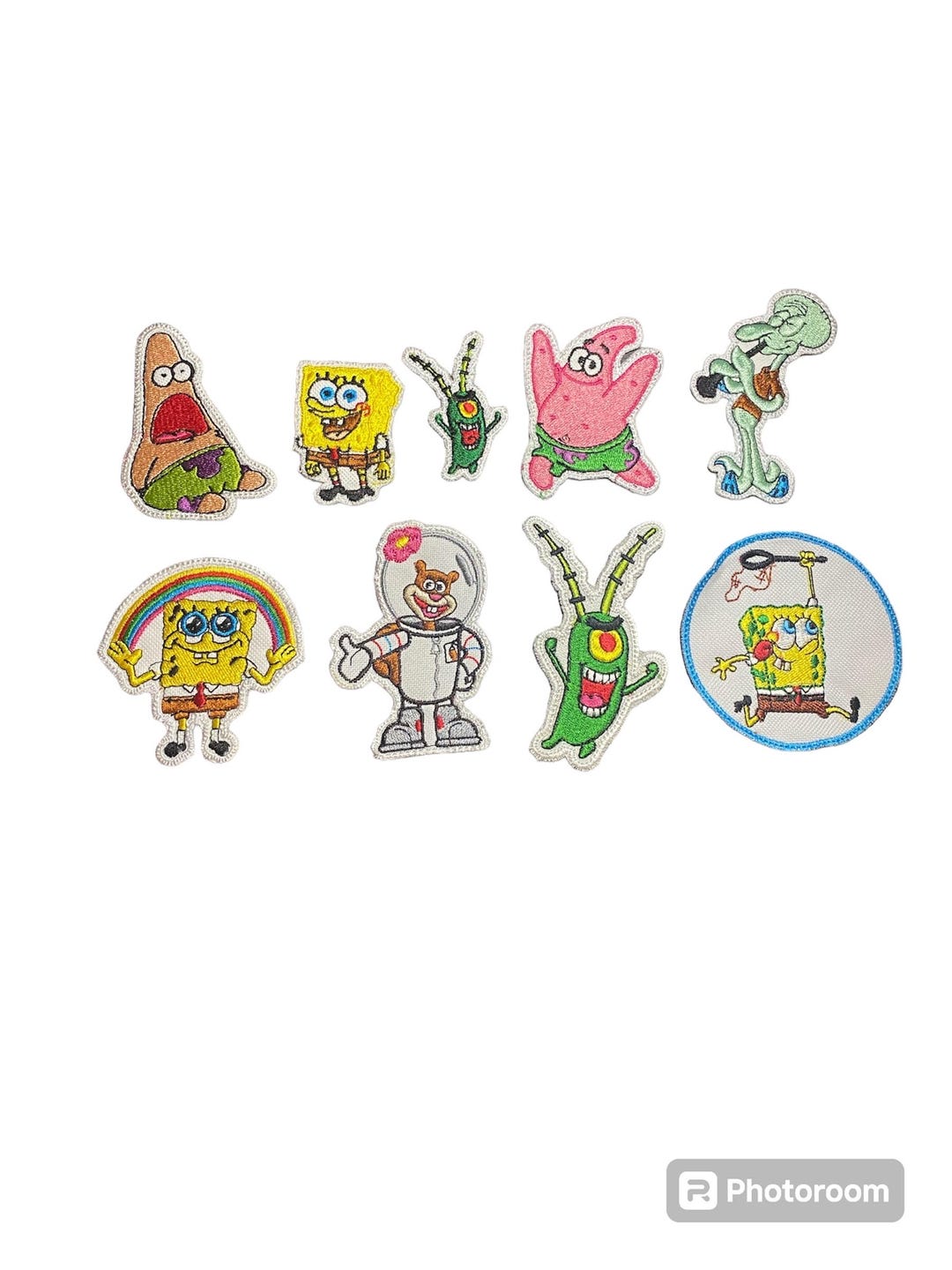Spongebob Squarepants, Patrick, Squidward, Sandy, Plankton Cartoon Iron on Patches - Etsy