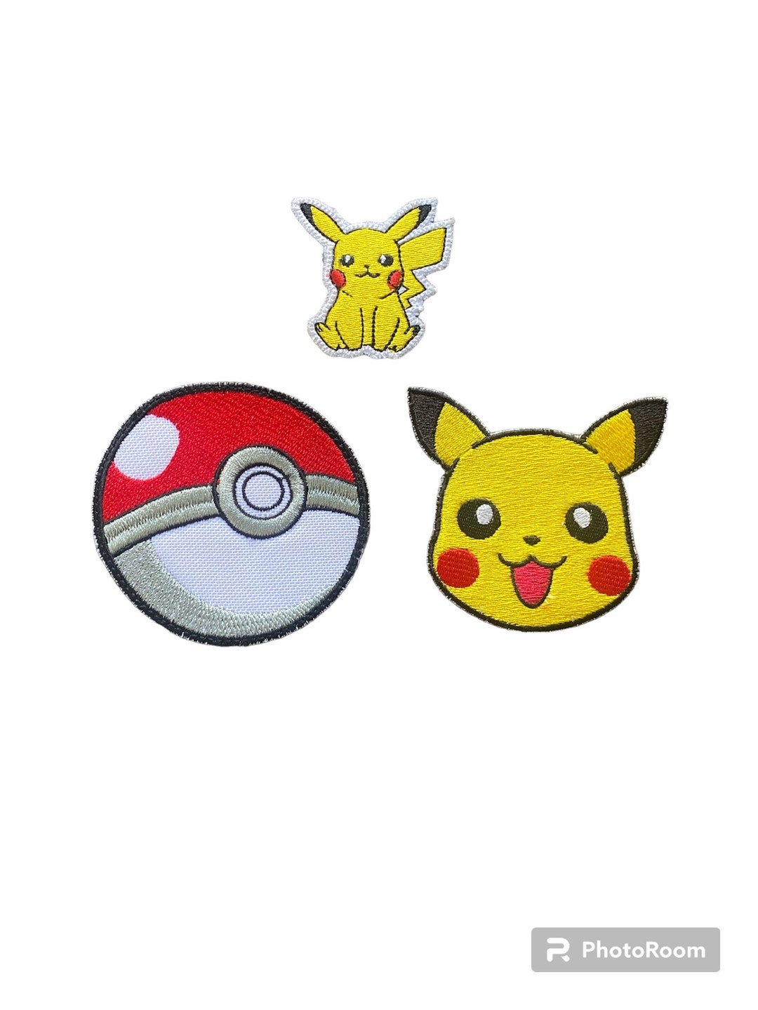 Pikachu/pokeball Pokémon Iron on Patches - Etsy