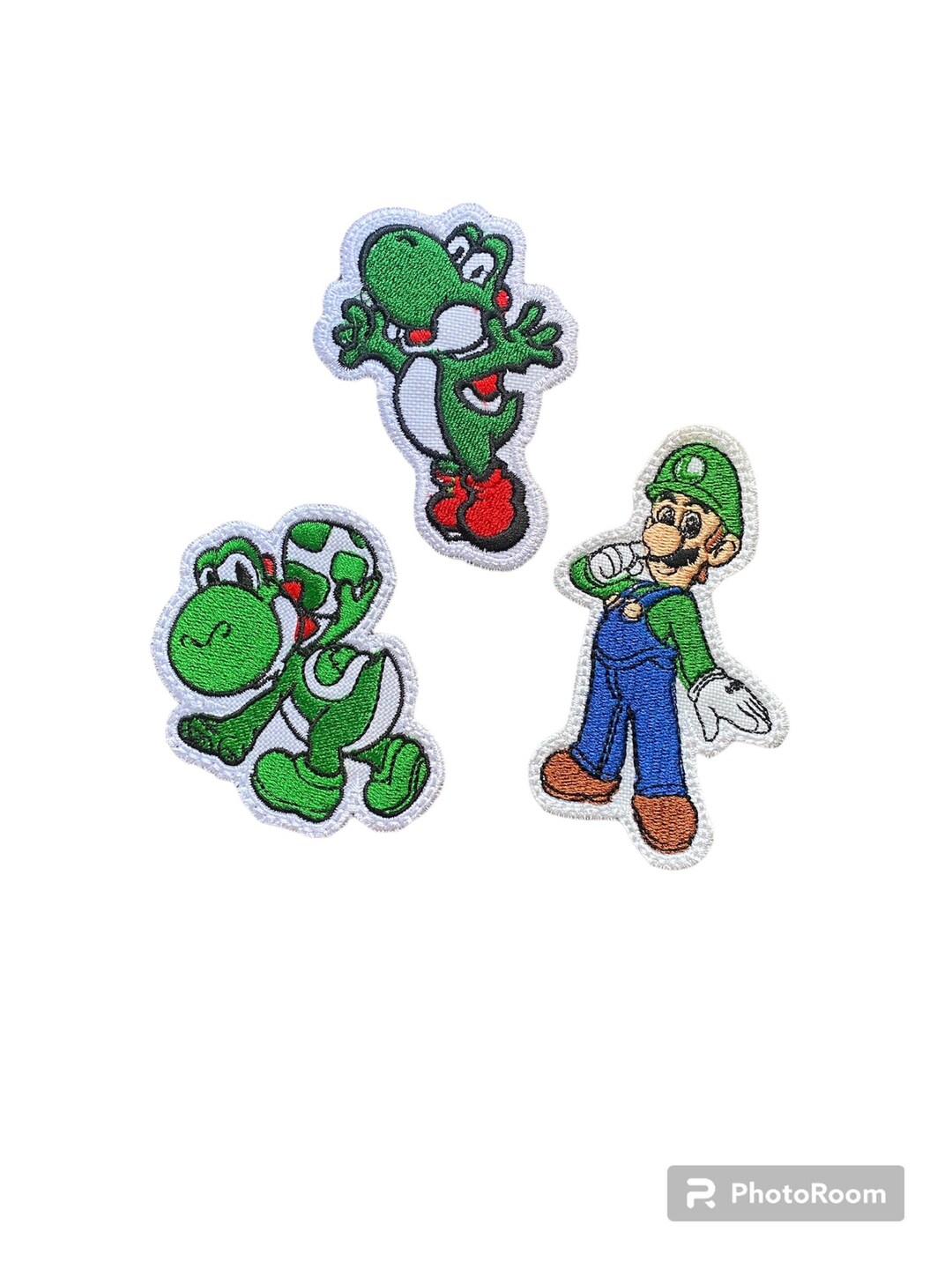 Super Mario Bros: Luigi and Yoshi Iron on Patches - Etsy