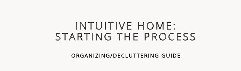 ORGANIZING & DECLUTTERING: Step by Step - Etsy