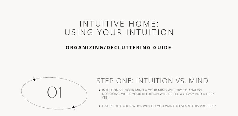 ORGANIZING & DECLUTTERING: Step by Step - Etsy