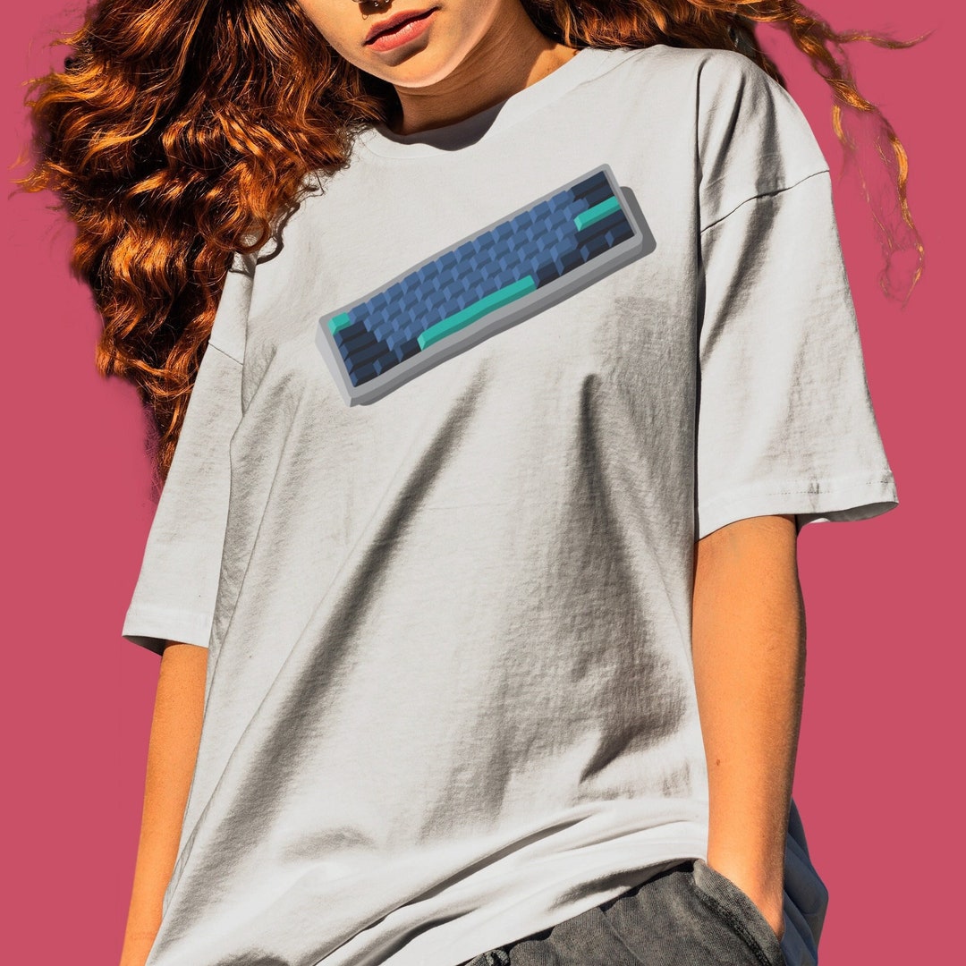 Fun Cool Geeky Nerdy Mechanical Keyboard and Keycaps Art Unisex Gift ...