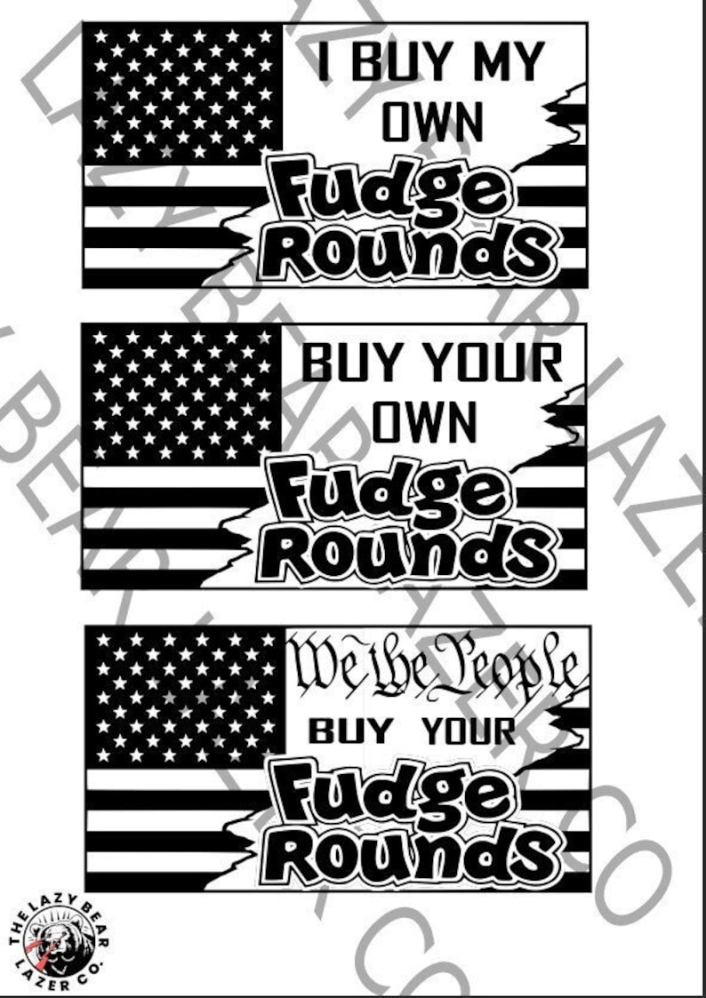 I Buy My Own Fudge Rounds SVG File - Etsy