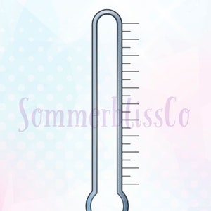 Thermometer Savings Tracker Fill in PDF Digital Download Money ...