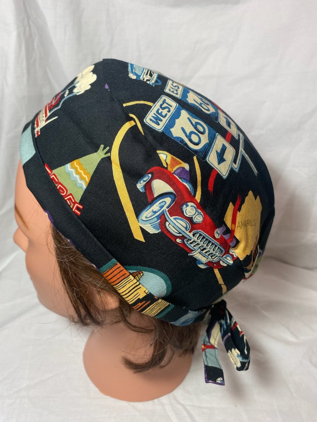 Route 66 Scrub Caps Doctor Gift Nurse Hat Nurse Scrub Cap - Etsy