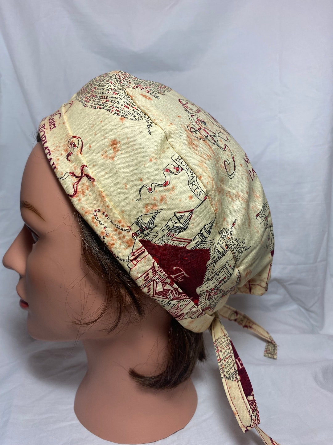 Harry Potter Marauders Map | Scrub Cap | Surgical Hat | Unisex | Doctor ...