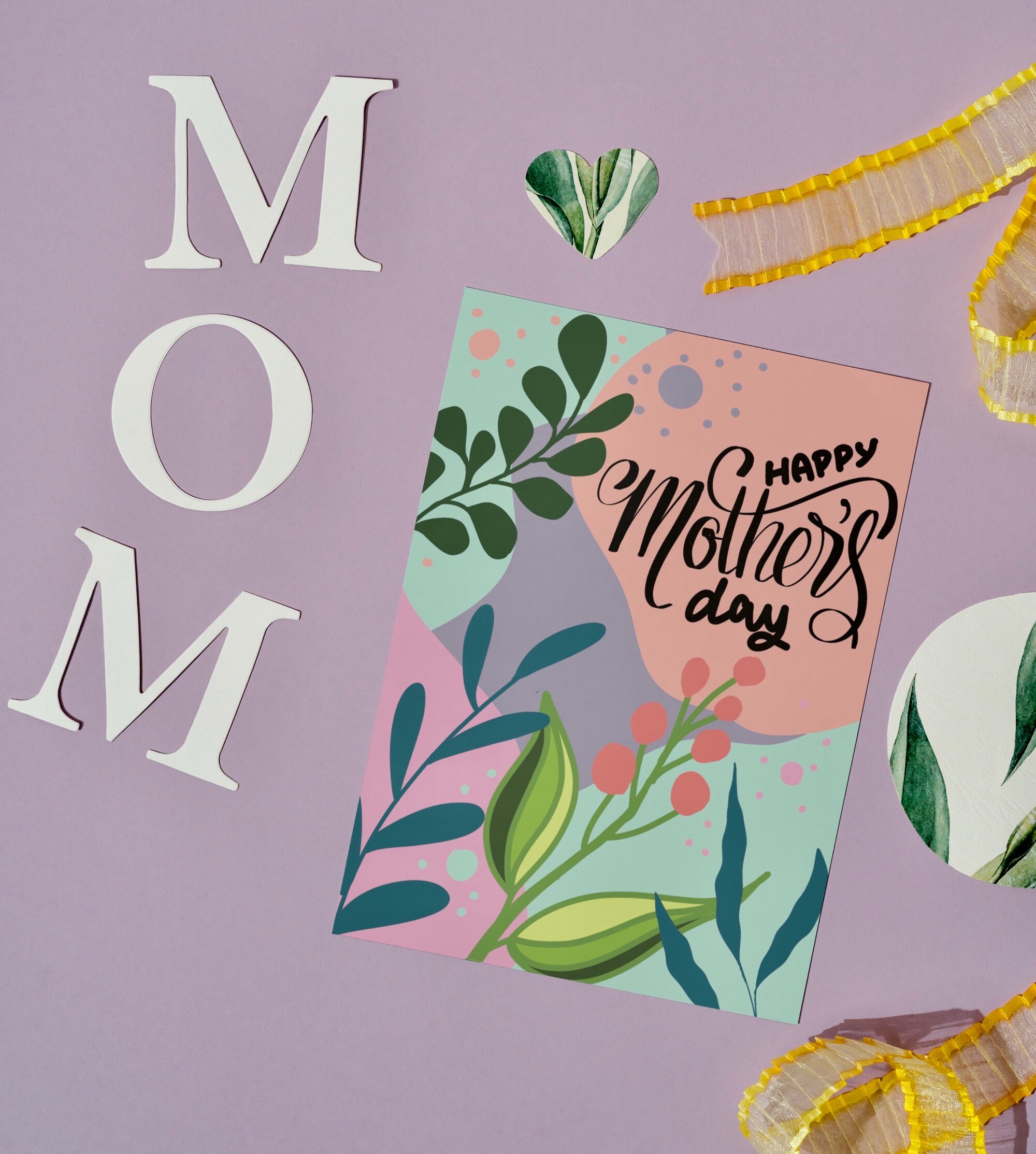 Mothers Day Printable Greeting Cards Set of 3 Free Gift Tag Boho ...