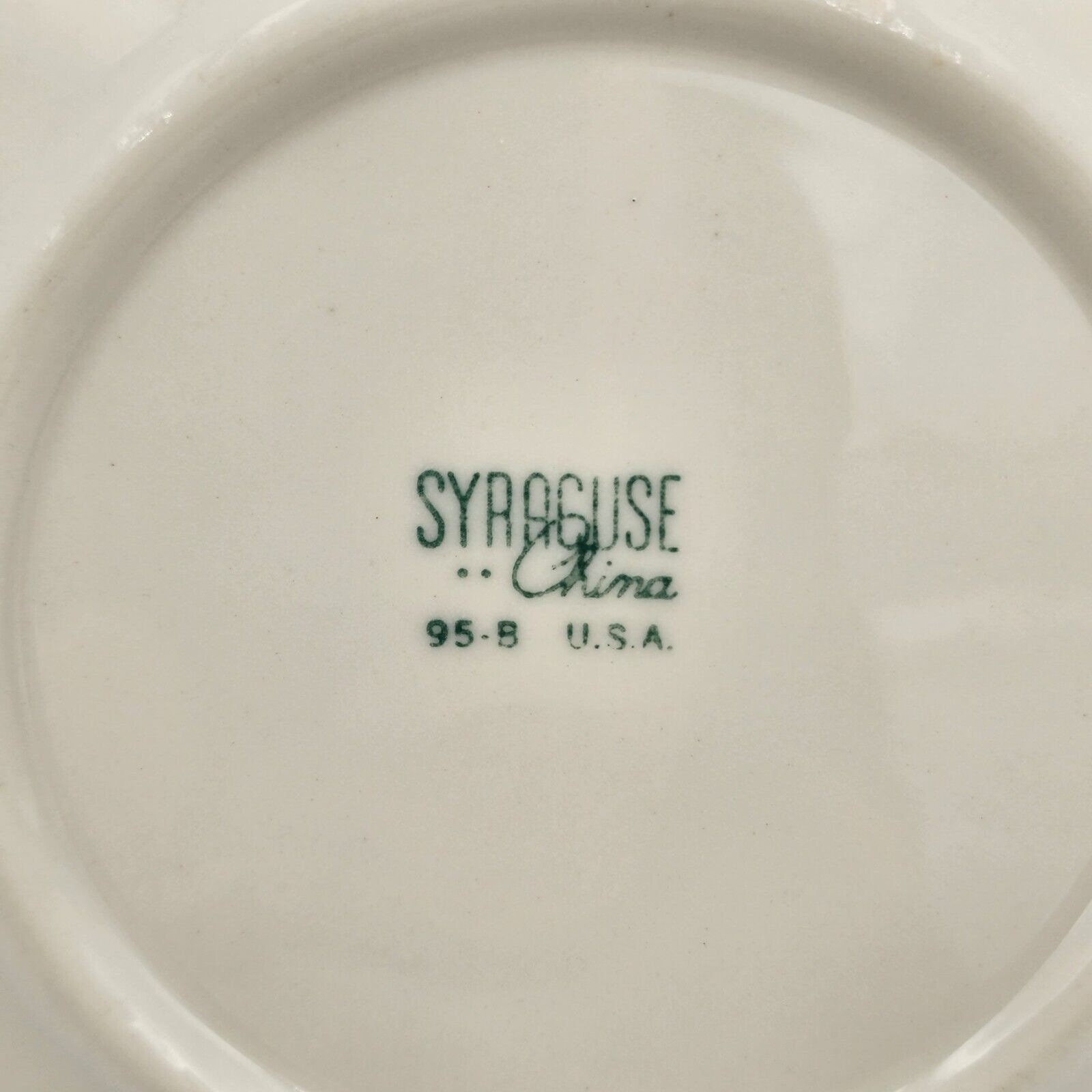 VTG Syracuse China Red Roxbury Floral Pattern Cup & Saucer Econo-rim Mayflower - Etsy