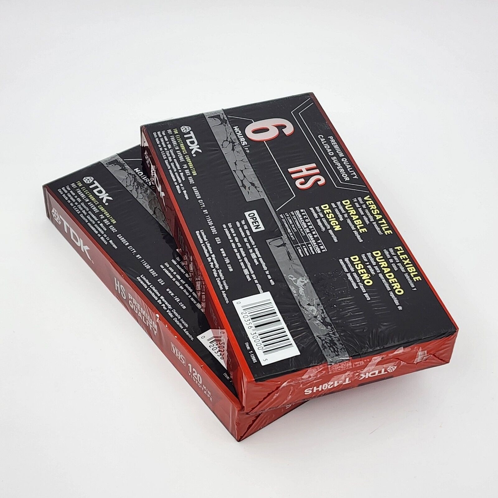 T-120 HS Premium Quality 6 Hour VCR VHS Blank Video Tapes - Qty. 2 - Etsy