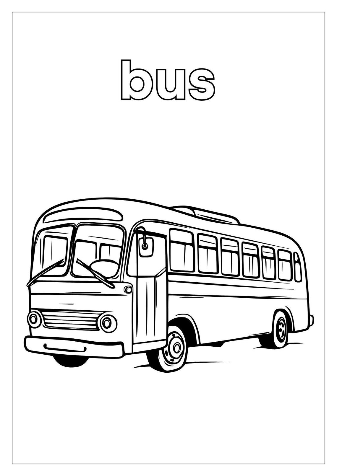 25 Cute Printable Vehicles Coloring Pages for Kids Transportation ...