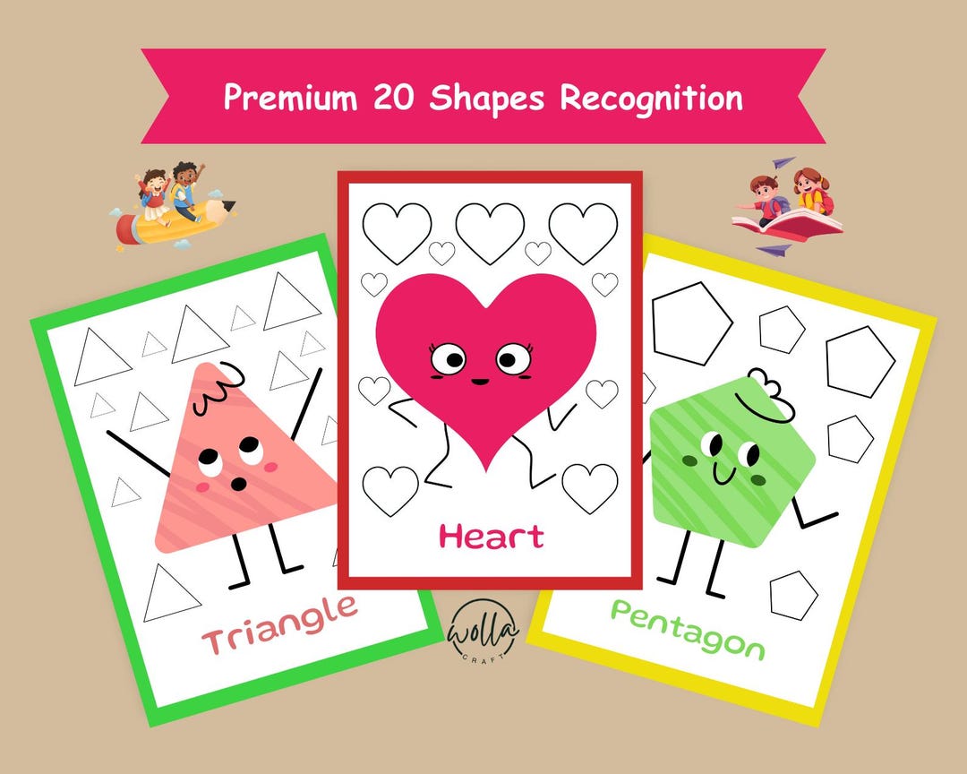 20 Shapes Recognition Worksheets for Kids | Printable Shape Activities ...