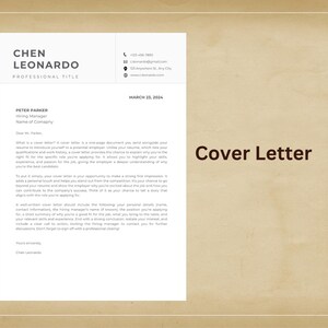 Professional Resume Template | Modern CV With Photo | Ats-optimized ...