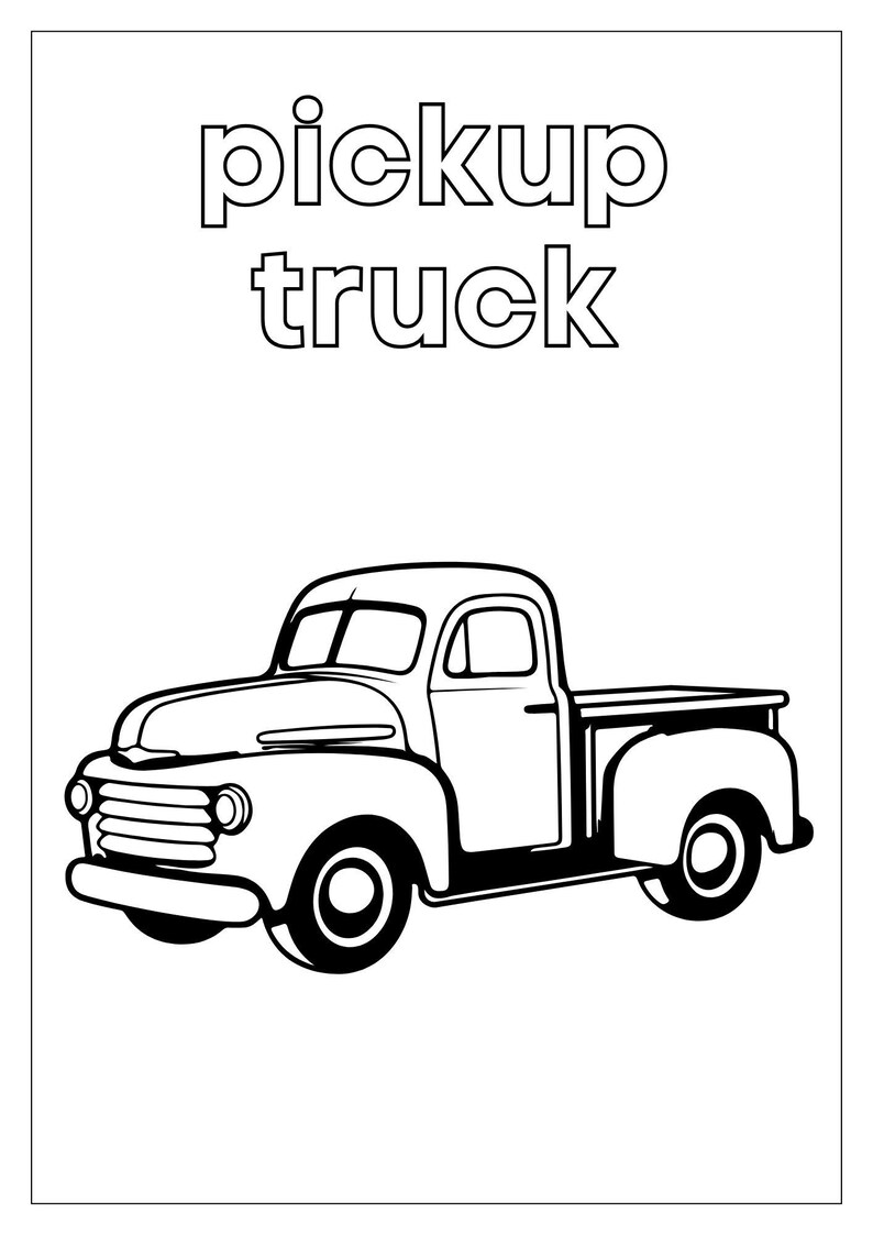 25 Cute Printable Vehicles Coloring Pages for Kids Transportation ...