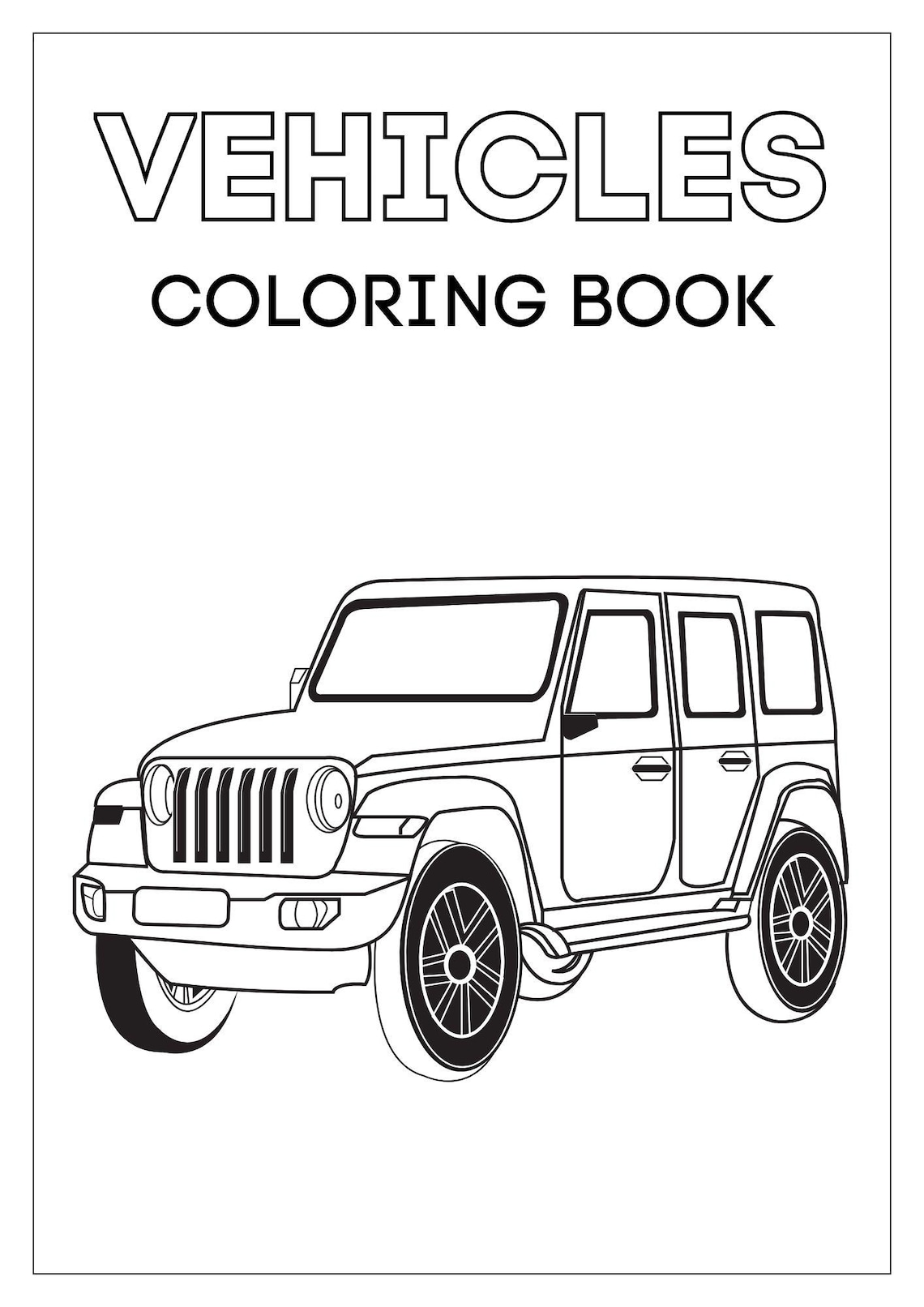 25 Cute Printable Vehicles Coloring Pages for Kids Transportation ...